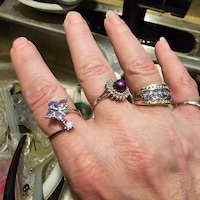 PERIMADE Star Photo Projection Ring Personalized Picture Inside Ring ...