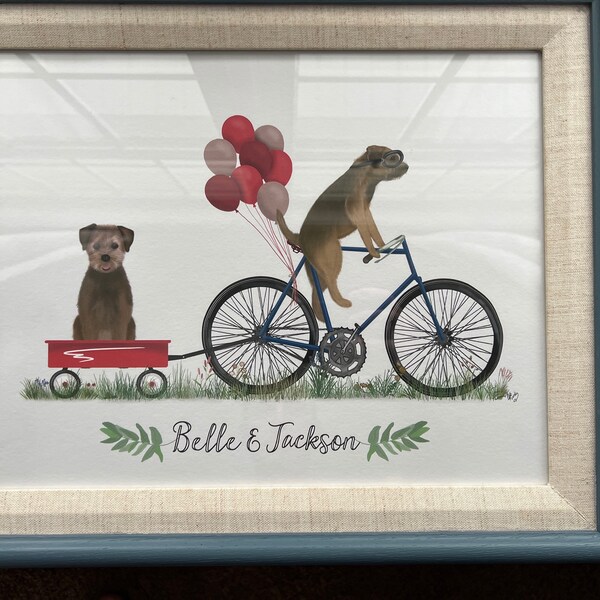 Labradoodle Black, DIGITAL DOWNLOAD Dog Portrait Custom and ...