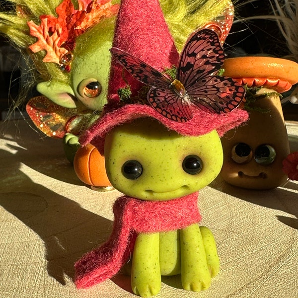 Flowering Monster Sprout a Trollfling Doll by Amber Matthies - Etsy