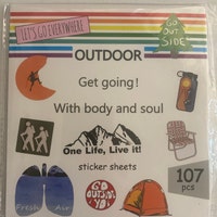 25/50 Vinyl Surf Stickers, Die Cut Decal Set, Waterproof Reusable ...