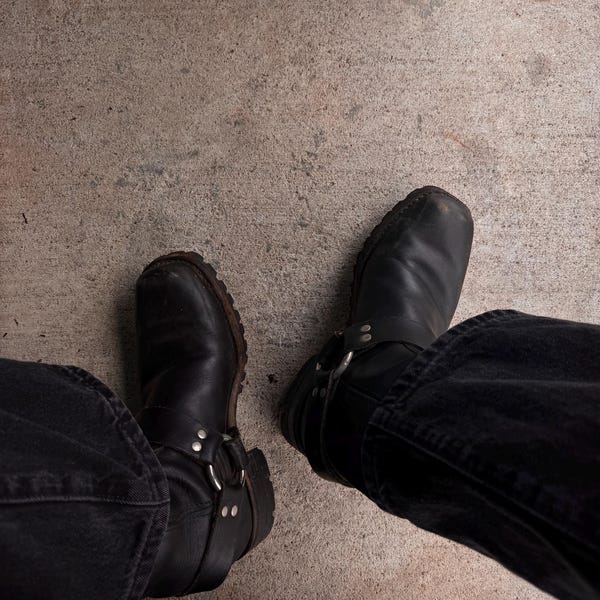 Vintage WWII WW2 Era Russet Leather Mens Motorcycle Biker Riding Soft ...