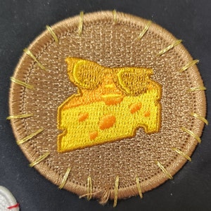 Flaming Stickman Patch 003 2 Inch Diameter Embroidered Patch - Etsy