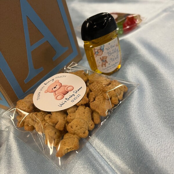 Teddy Bear Baby Shower Stickers, Custom Teddy Bear Party Favor Labels ...