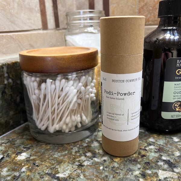 All Natural Pedi Powder With Essential Oil / Natural Foot Powder ...