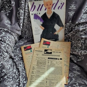 Burda Moden 11/ 1991 Instructions, Cutting Sheet, Fashion Magazine, Fashion Magazine, Sewing ...