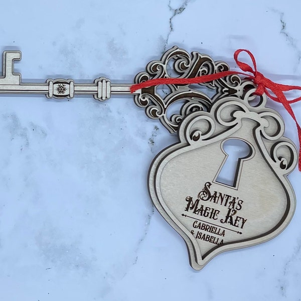 Santa's Magic Christmas Eve Key / Digital Laser Cut SVG File ...
