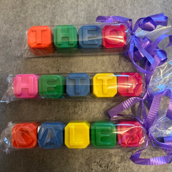 Large Letter Soaps, Alphabet, Alphabet Soaps, Personalised Soap Names ...