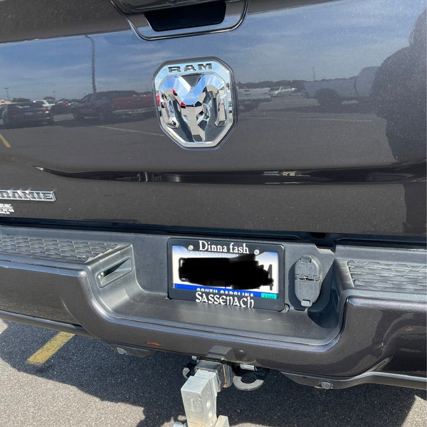 OUTLANDER Themed License Plate Frame Free Shipping - Etsy