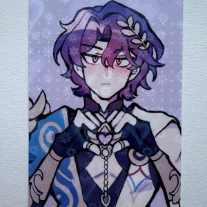 Dr.ratio Aventurine Honkai Star Rail HSR Holographic Heart Photocards ...