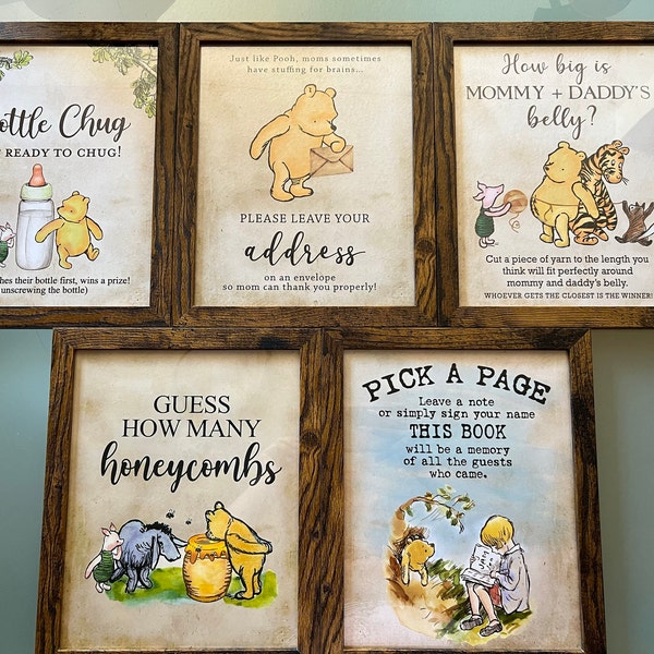 8"x10" How Big is Mommy and Daddy's Belly Game Sign With Guess Card ...