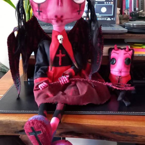 Jack and Sally - Jack Skellington Doll / Sally Doll / Handmade Dolls ...