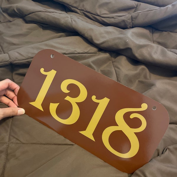 12x6 Reflective Custom Address Sign - Etsy