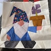 GNOME QUILT Paper Pieced Pattern in PDF, Block of the Month - Etsy