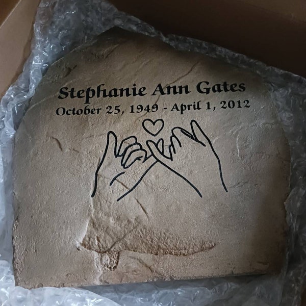 Personalized Monogram Name Rock - Engraved Stone - Custom Personalized ...