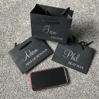 Personalised Groomsmen Gift Bag, Best Man Gift Bag, Groomsmen Gift ...