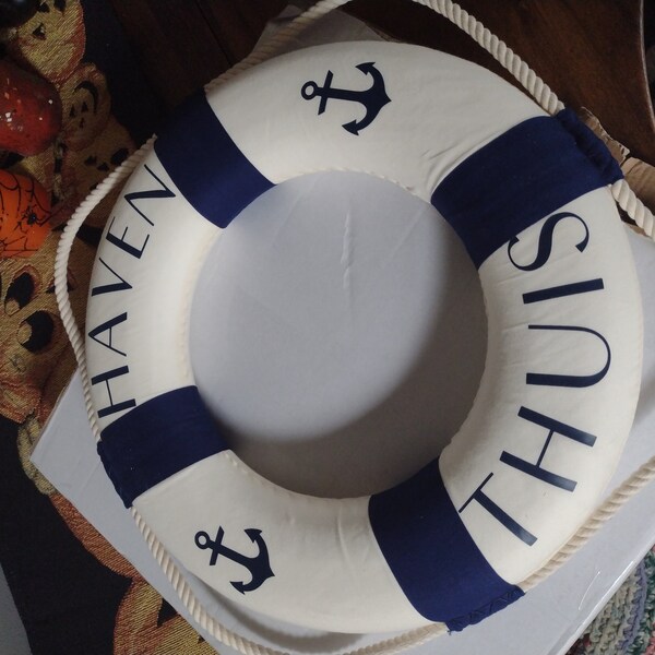 Personalized Life Ring/4 Sizes/nautical Wall Decor/baby Announcement ...