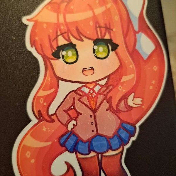 Doki Doki Literature Club Chibi Stickers [cute Kawaii Anime Girl ...
