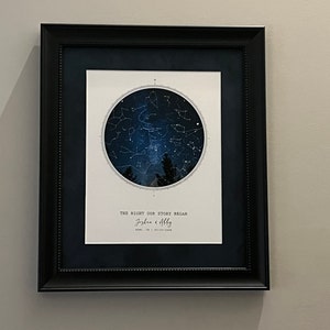 In Loving Memory Memorial Star Map Sympathy Gifts Celebration of Life ...
