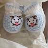 League of Legends Poro Inspired Knitted Baby Booties, Newborn Knitted ...