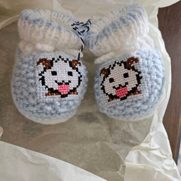 League of Legends Poro Inspired Knitted Baby Booties, Newborn Knitted ...