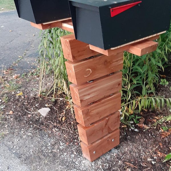 Mid Century Modern BLOCK Mailbox Instructions - Etsy