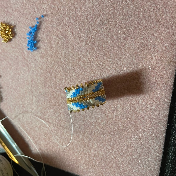 Apache Thunderbirds Peyote Stitch Earrings, Pattern/tutorial, Bead ...