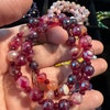 8mm Pink Fire Agate Beads, Full or Half Strand, Round, Purple Pink ...