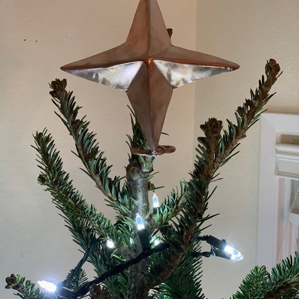 6 Pointed Copper Tree Topper: Hand Crafted Custom Made - Etsy