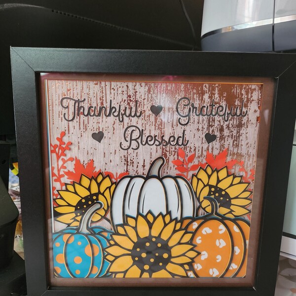 Customizable 3D Family Tree Shadow Box Svg, Custom Names Shadow Box ...