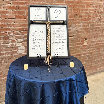 A Cord of Three Strands What God Joined Together Unity Ceremony Braided ...