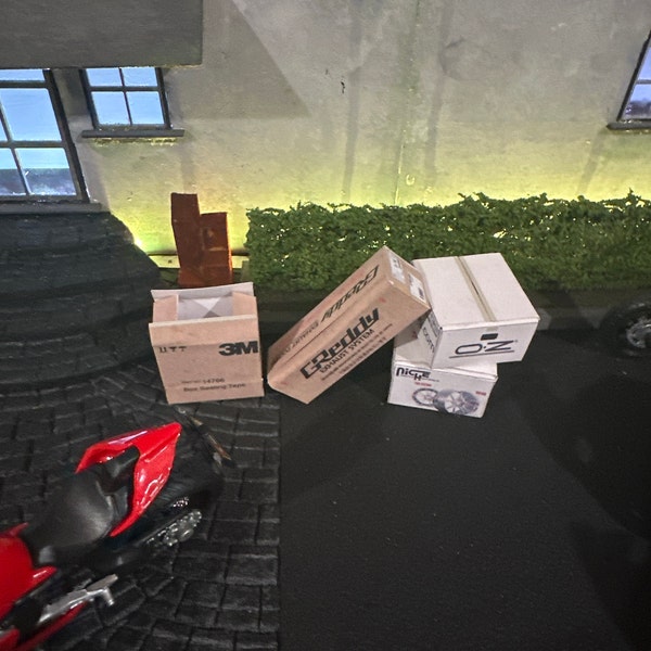 Instant Download 40 Printable Boxes 1/32 Scale (diorama Garage ...