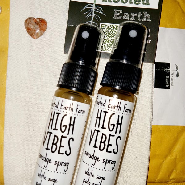 Palo Santo, Smudge Spray, High Vibes Smudge Spray, Liquid Smudge, Air ...