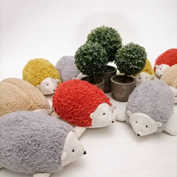 Hedgehogs and Mushrooms Sewing Patterns and Instructions PDF - Etsy