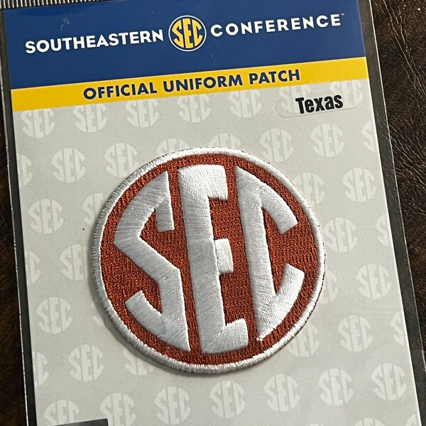 Arkansas SEC Conference Patch 2 1/2" Round Official NCAA Logo Iron or ...