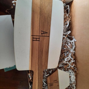 Personalized Wood Flight Board Cutting Charcuterie Engagement | Etsy