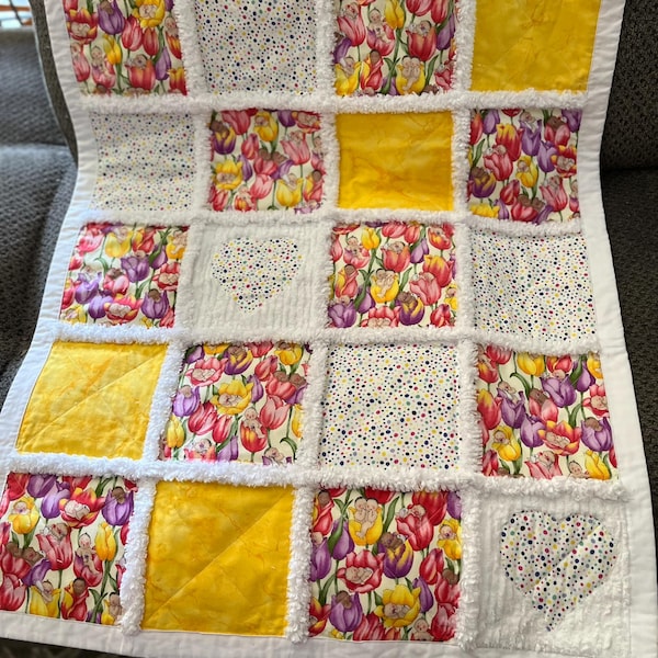 Inlay Rag Quilt Tutorial (PDF) – Rosette Seam & Edging - Etsy Canada
