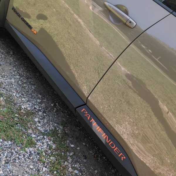 3D Domed TRD Skid Plate Letter Inserts Decals Compatible With Tacoma ...