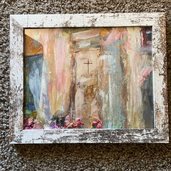 Catholic Art Wall, Jesus Painting, Catholic Art Prints, Abstract ...