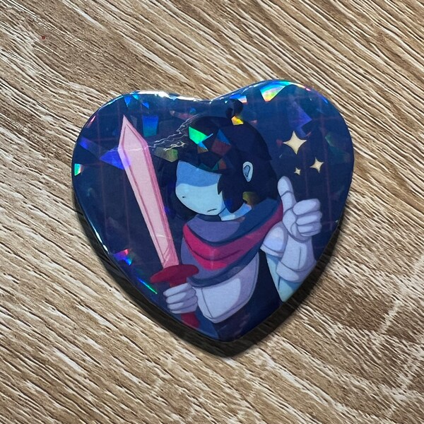 Deltarune Ch 2 Holographic Buttons and Magnets - Etsy