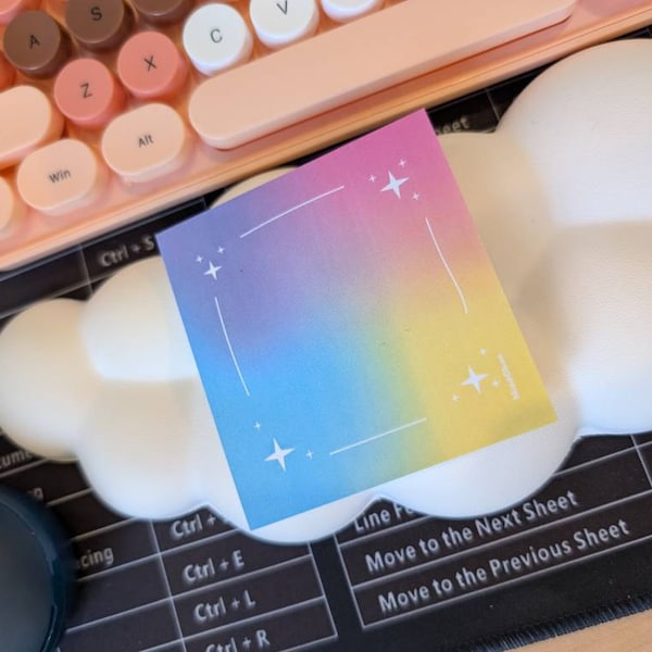 Beach Sunset Sticky Notes - Serene Ocean Memo Pads, Coastal Stationery ...