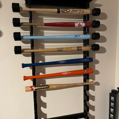 10 Mini Souvenir Bat Horizontal Baseball Bat Display Rack With Ball ...