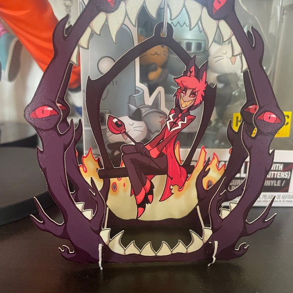 Alastor - Hazbin Hotel Paper Craft Standee - Etsy
