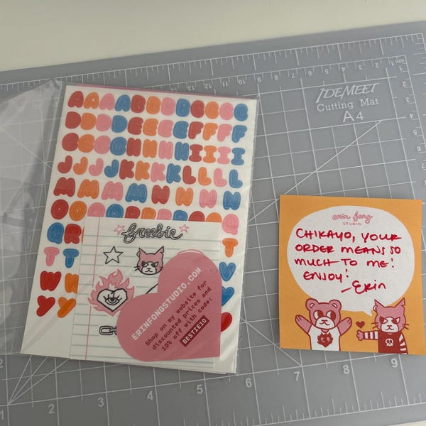 Angry Emo Cat Sticker Holographic Cat Sticker, Waterproof, Cute Cat ...