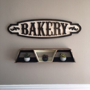 Large Bakery Sign Bakery Wall Decor Vintage Bakery Sign Bakery | Etsy