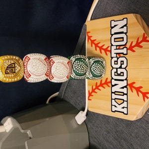 Baseball Ring Display Baseball Ring Holder Trophy Ring Display Custom ...