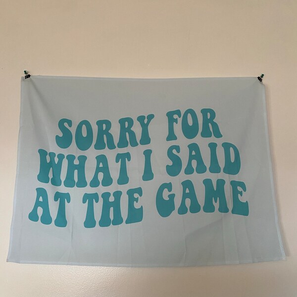 Custom University of Wording Teal Wall Tapestry, Bedroom Decor, Living ...