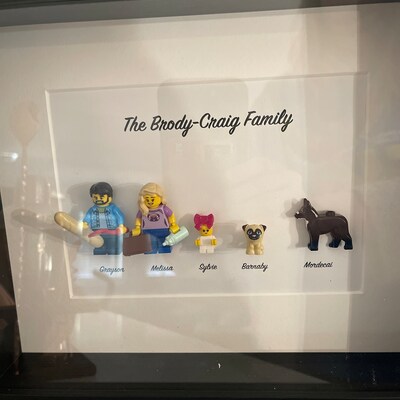 Personalized Mini Me Minifigure Rectangular Large Frame. - Etsy