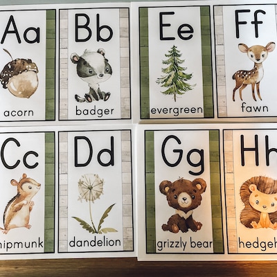 Printable Woodland Theme Classroom Decor, Classroom Jobs, Forest Theme ...