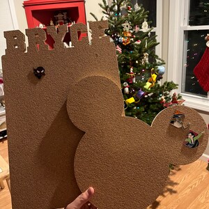 Personalized Cork Board With Engraved Name Cork Board | Etsy