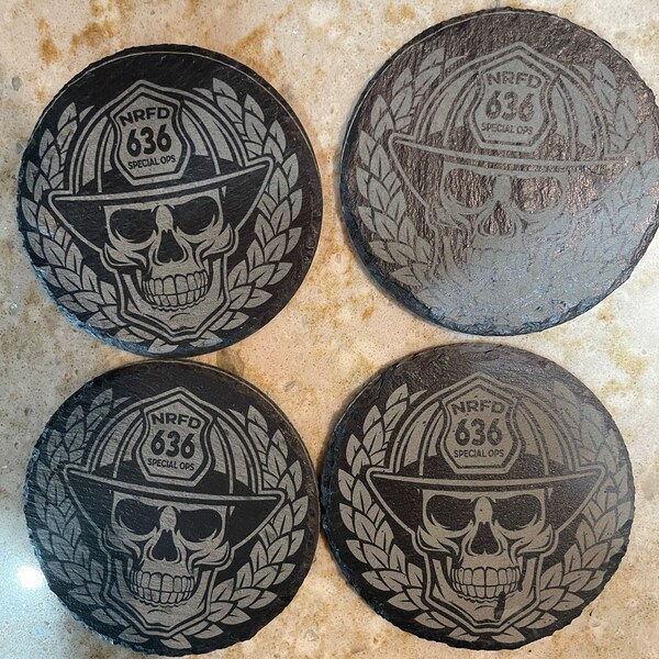 Custom Wooden Laser-engraved Fire Department Retirement Plaque With Axe ...